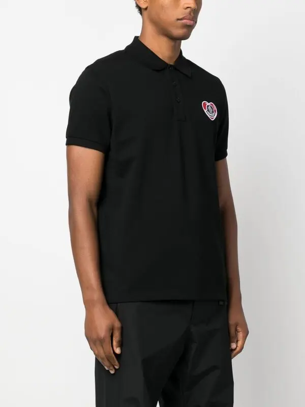 Moncler Logo-patch Polo Shirt