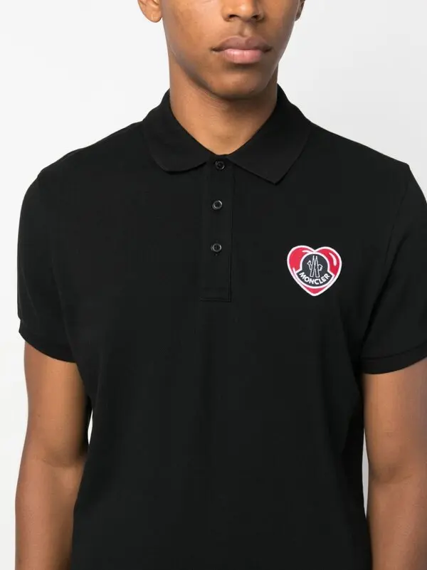 Moncler Logo-patch Polo Shirt