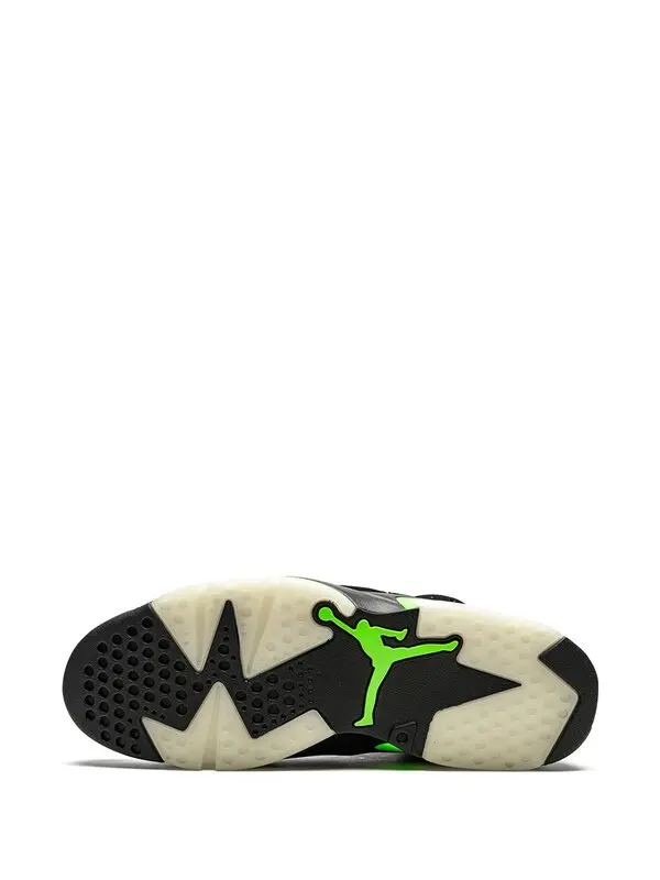 JORDAN Air 6 Retro Electric Green Sneakers - Black