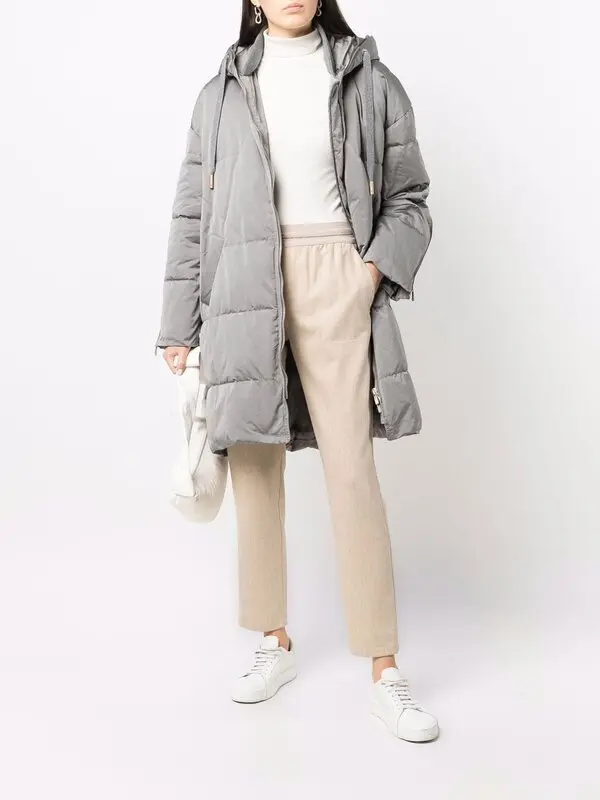 Lorena Antoniazzi Beige Virgin Wool Blend Trousers