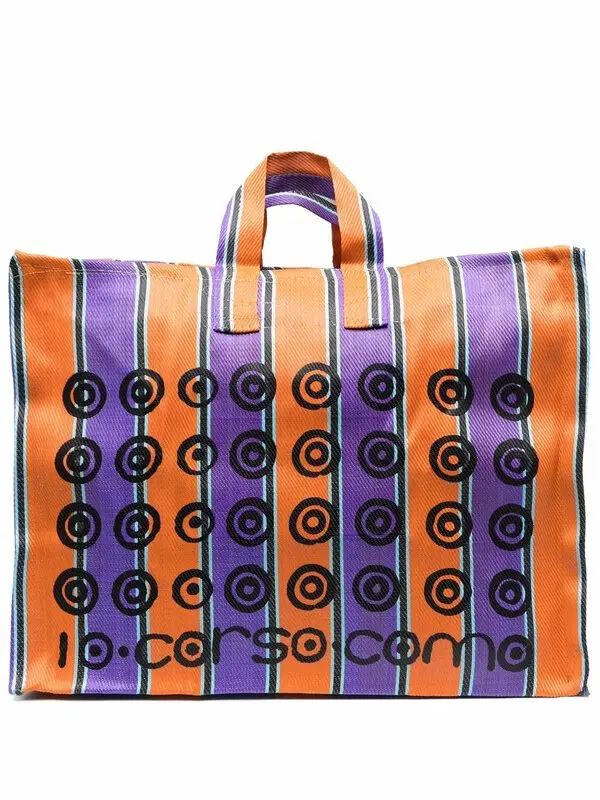 10 CORSO COMO Logo-print Tote - Orange