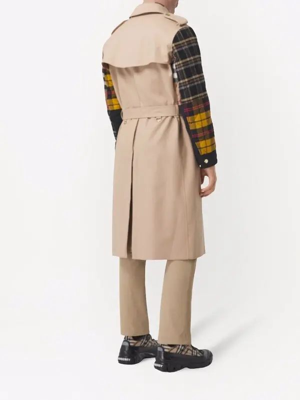 Burberry Patchwork-check Trench Coat