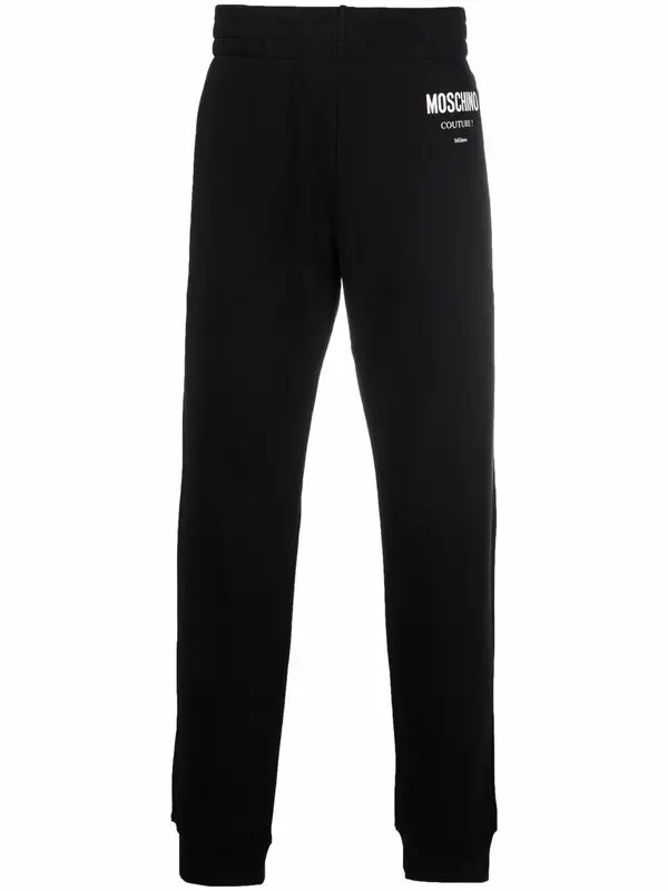 Moschino Logo-print Slim-cut Track Pants