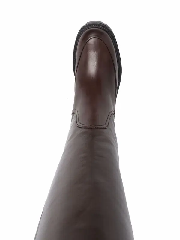 TOD'S Engraved Logo Knee-length Boots