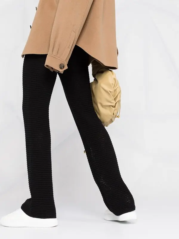 Nanushka Bazia Crochet-knit Trousers