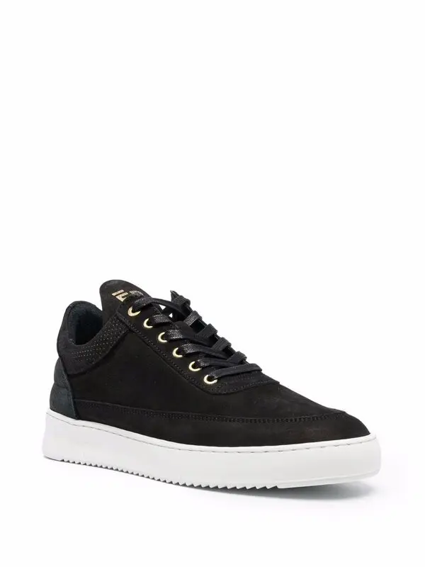 Filling Pieces Logo Low-top Sneakers - Black