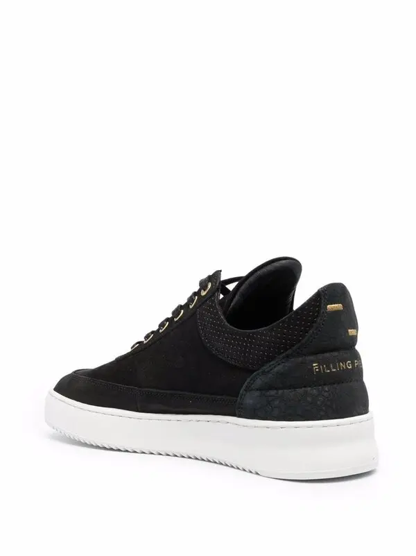 Filling Pieces Logo Low-top Sneakers - Black