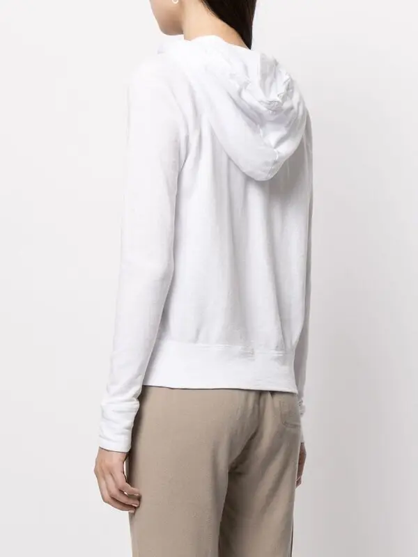 JAMES PERSE Zipped Drawstring Hoodie