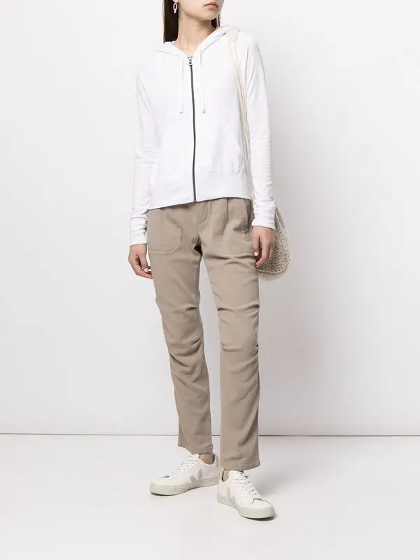 JAMES PERSE Zipped Drawstring Hoodie