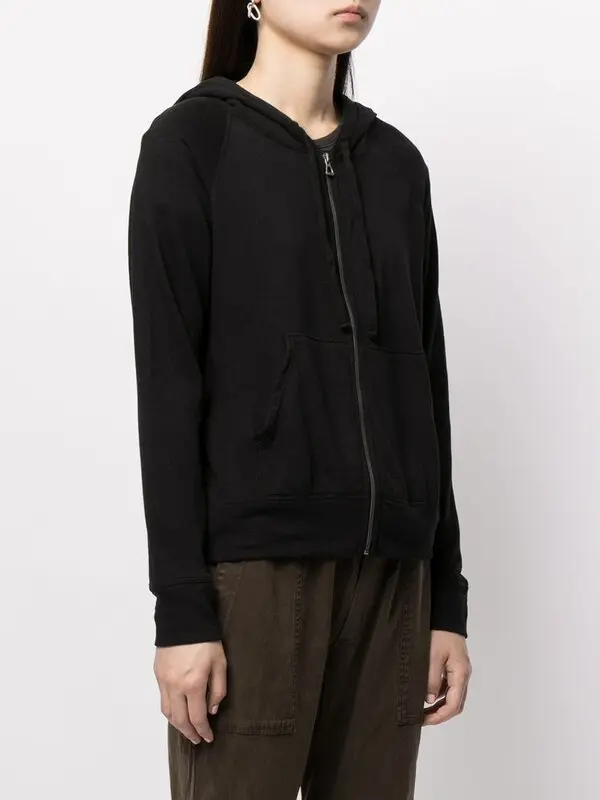 JAMES PERSE Zipped Drawstring Hoodie