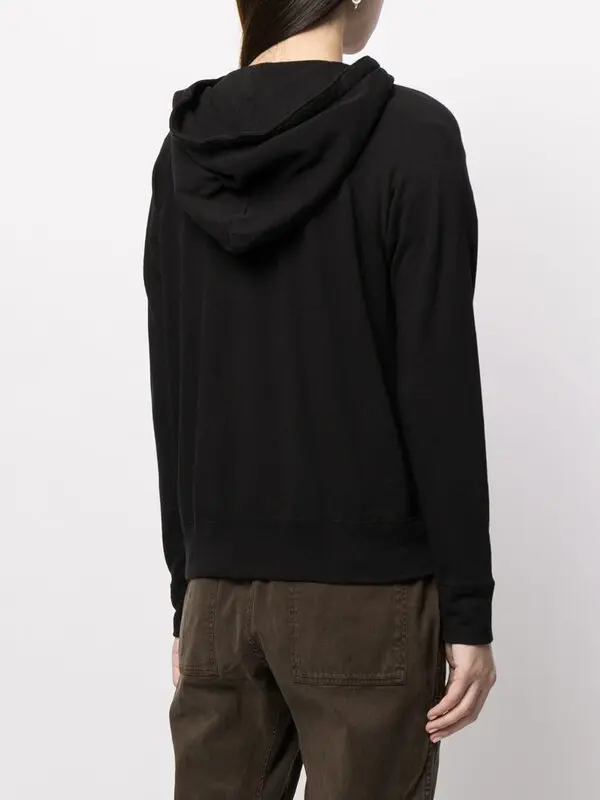 JAMES PERSE Zipped Drawstring Hoodie