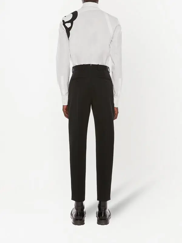 Alexander McQueen Tailored Satin-panel Trousers