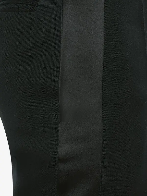 Alexander McQueen Tailored Satin-panel Trousers