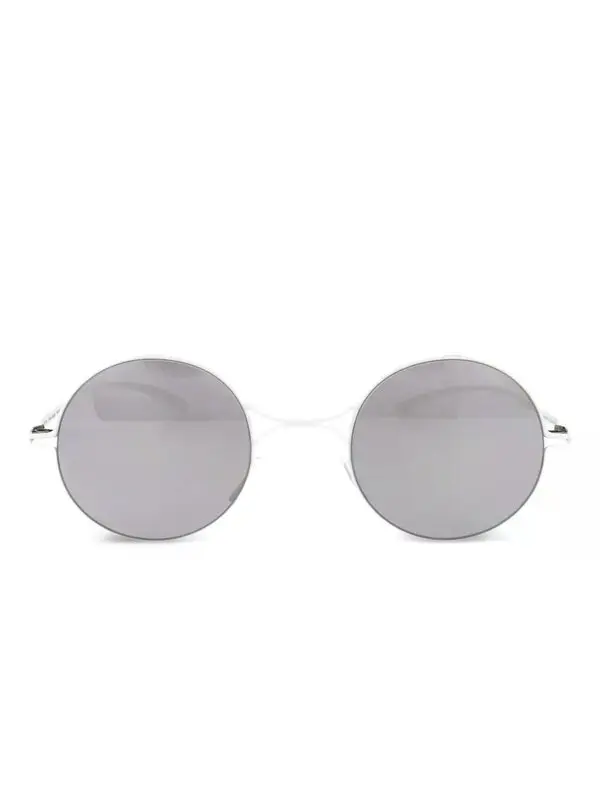 Mykita X Maison Margiela Round Frame Sunglasses - White