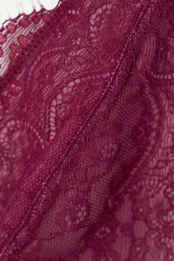 DORA LARSEN Kiran Lace And Stretch-tulle Soft-cup Triangle Bra