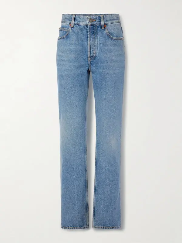 Saint Laurent High-rise Slim-leg Jeans