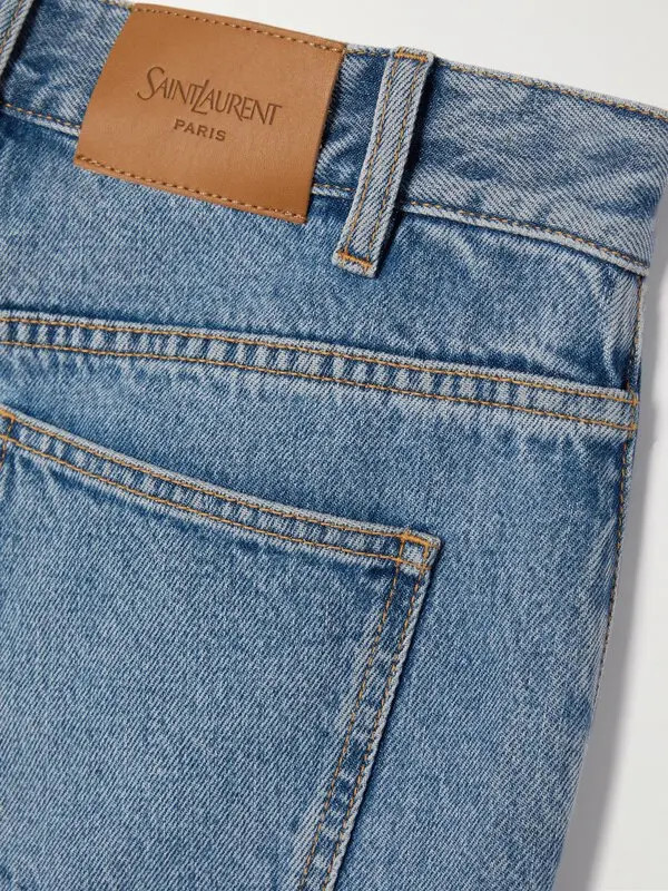 Saint Laurent High-rise Slim-leg Jeans