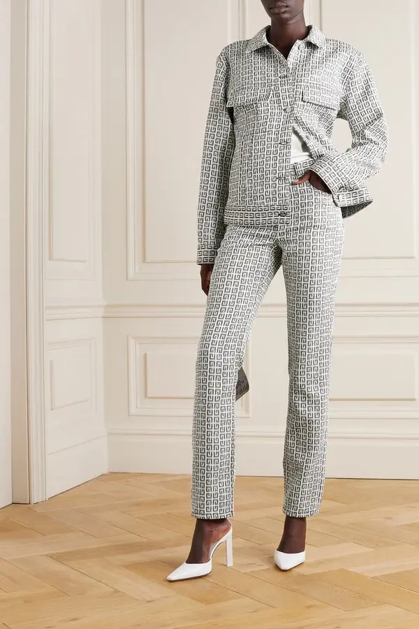 Givenchy Jacquard Trucker Jacket