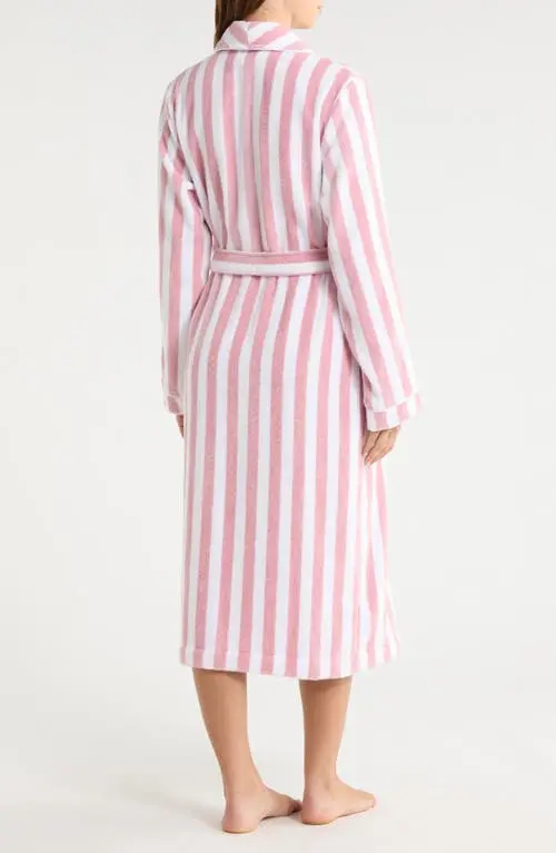 Nordstrom Hydro Cotton Terry Robe - Pink Stripe