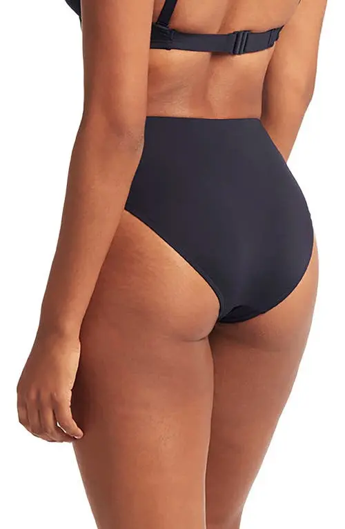 SEA LEVEL Retro High Waisted Bikini Bottom - Night Sky
