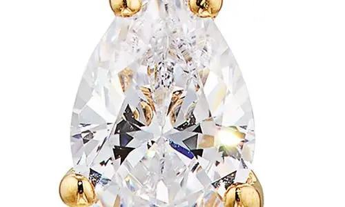 Nadri Pear Cubic Zirconia Pendant Necklace - Gold
