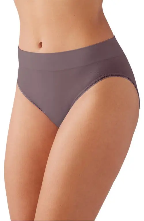 Wacoal Feeling Flexible High-cut Briefs - Huckleberry
