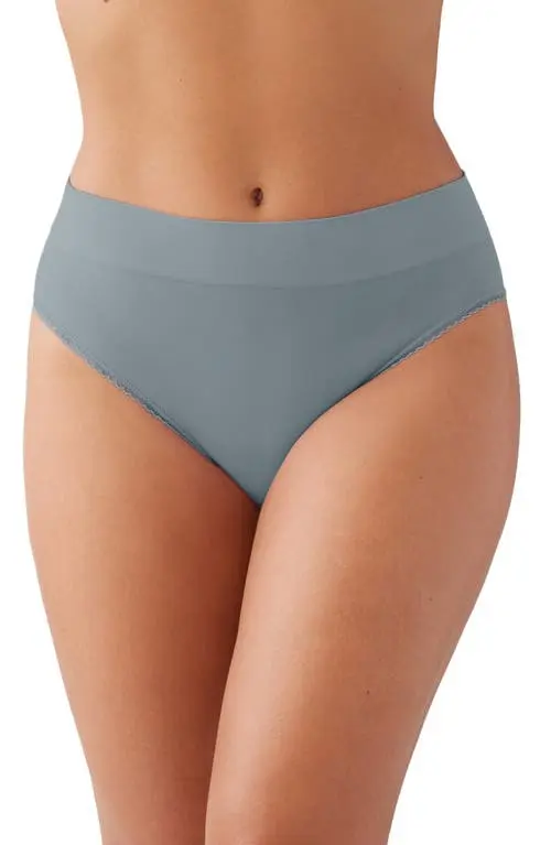 Wacoal Feeling Flexible High Cut Briefs - Lead
