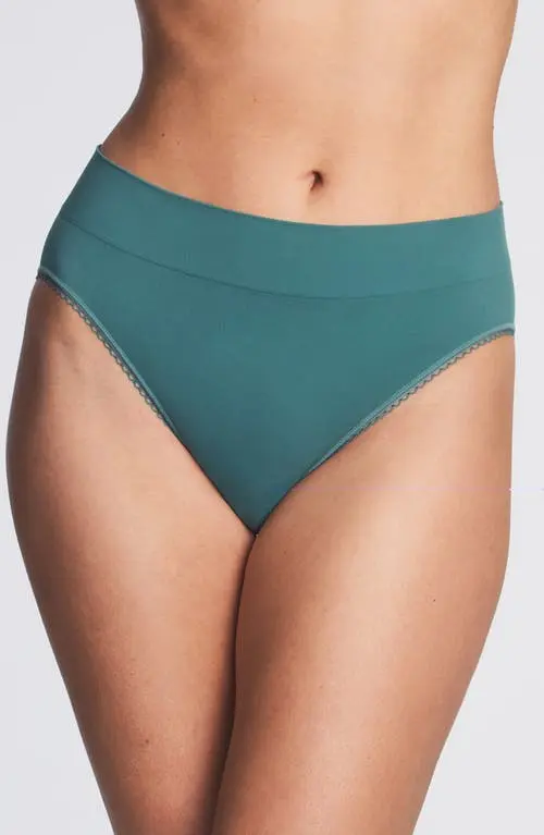 Wacoal Feeling Flexible High-cut Briefs - Silver Pine