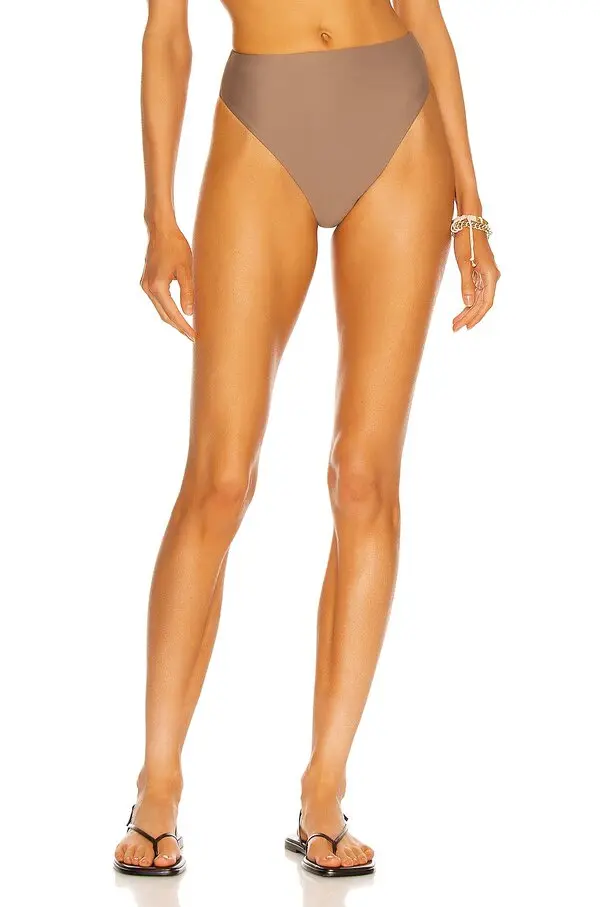 Jade Swim Incline Bikini Bottom - Nude