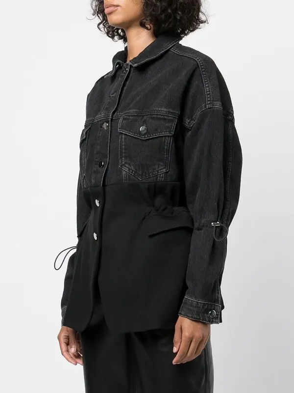 ROMEO HUNTE The Bond St. Denim-panel Jacket