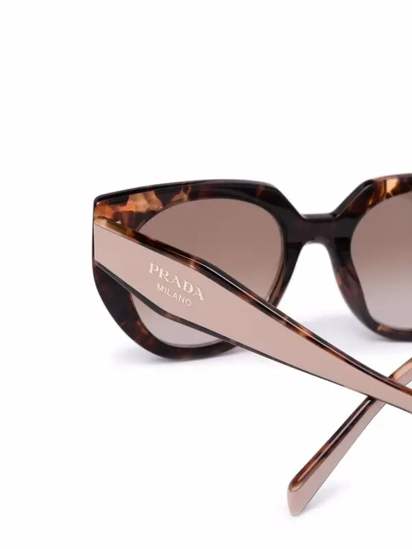 Prada Cat-eye Sunglasses - Brown