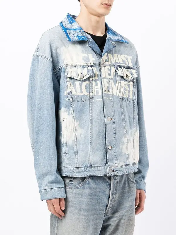 Alchemist Logo-print Denim Jacket