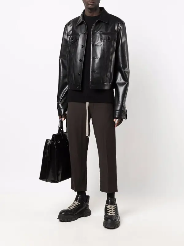 Rick Owens Crew-neck Rib-trimmed Jumper
