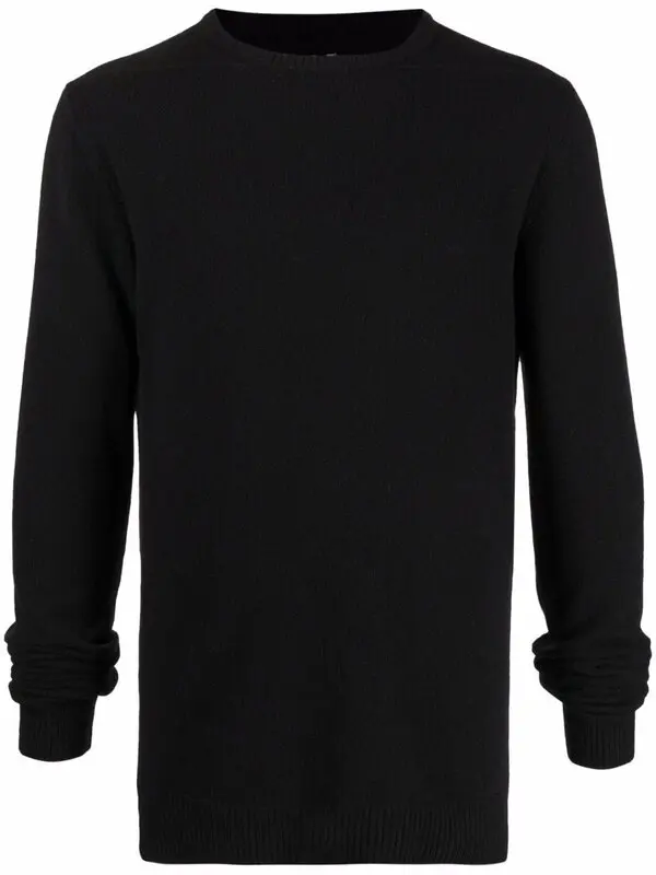Rick Owens Crew-neck Rib-trimmed Jumper