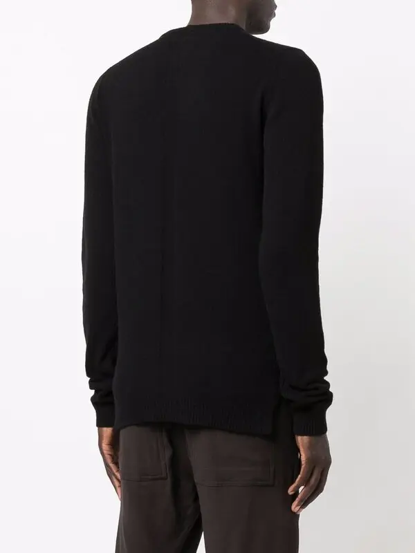 Rick Owens Crew-neck Rib-trimmed Jumper