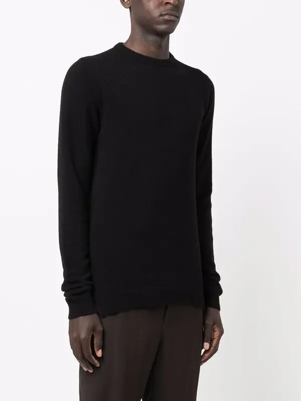 Rick Owens Crew-neck Rib-trimmed Jumper
