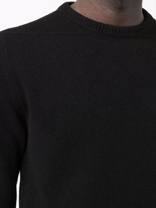 Rick Owens Crew-neck Rib-trimmed Jumper