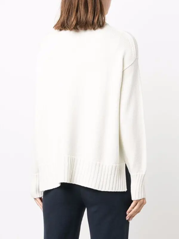 DRUMOHR Drop Shoulder Roll Neck Sweater