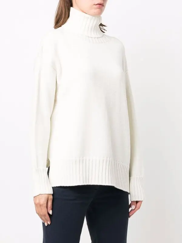 DRUMOHR Drop Shoulder Roll Neck Sweater