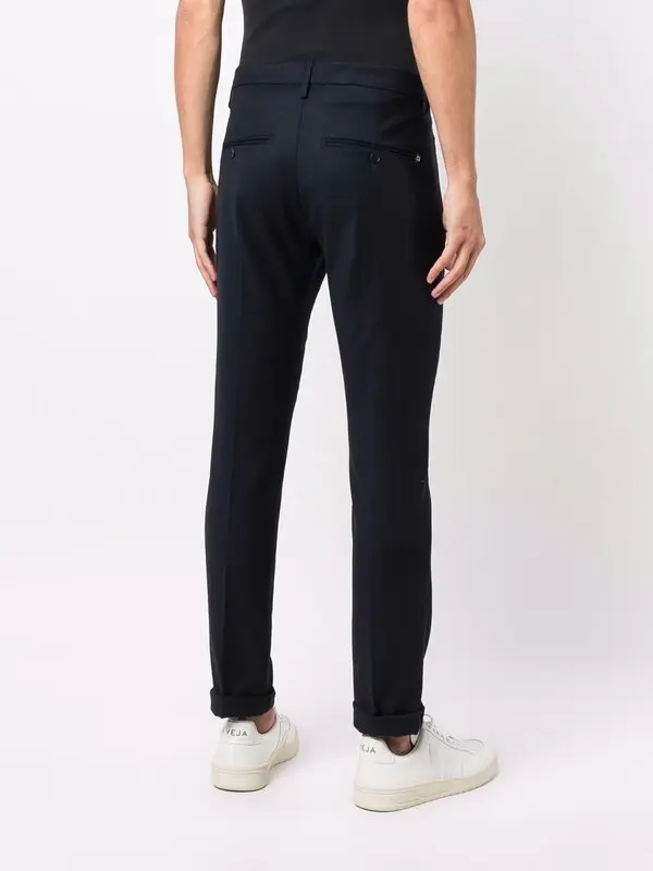 DONDUP Straight-leg Virgin Wool Trousers