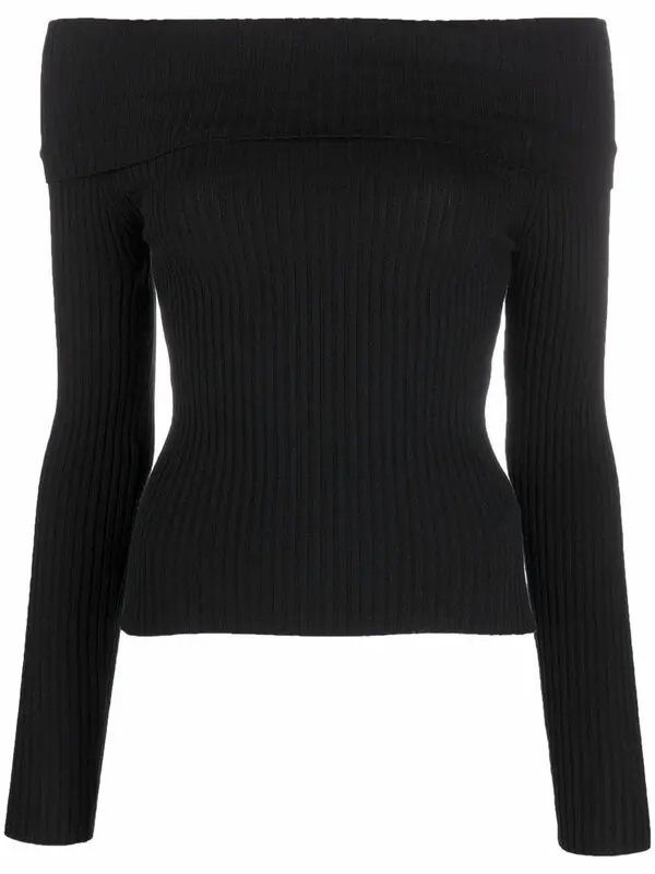 Blumarine Off-shouder Knitted Jumper