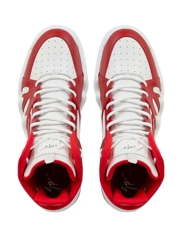 GIUSEPPE ZANOTTI Talon High-top Sneakers - White