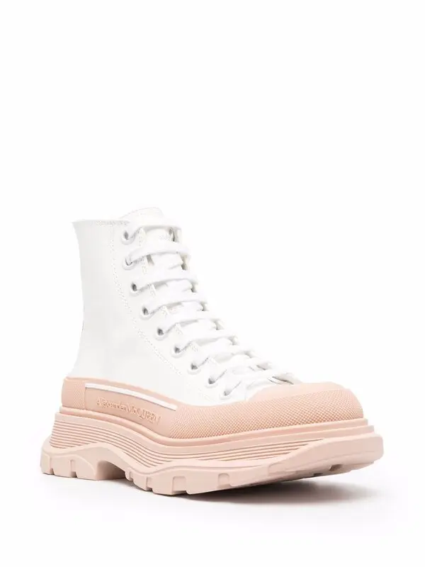 Alexander McQueen Tread Slick Lace-up Ankle Boots