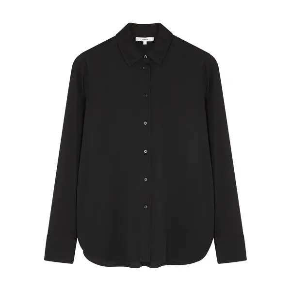 Vince Stretch-silk Shirt S