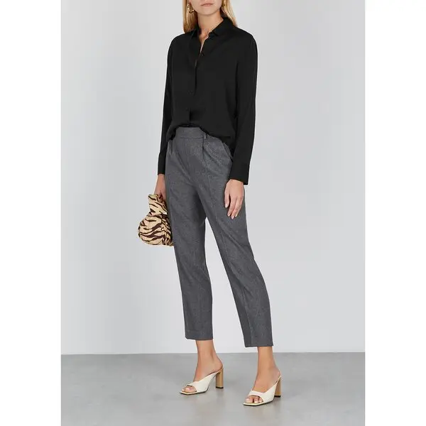 Vince Stretch-silk Shirt S