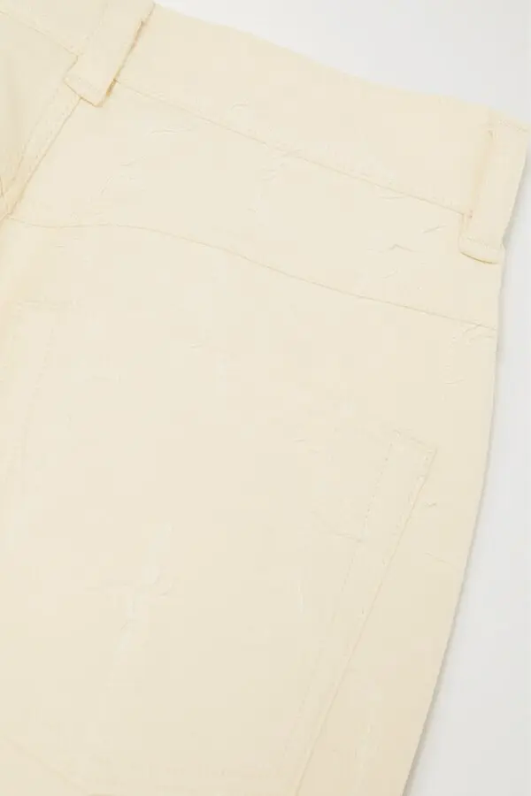 Acne Studios Distressed High-rise Straight-leg Jeans