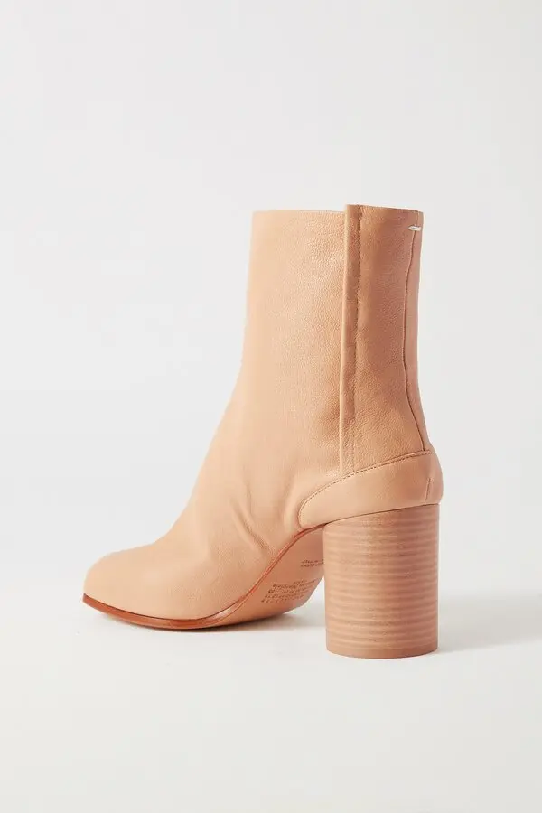 MAISON MARGIELA Tabi Split-toe Leather Ankle Boots - Neutrals