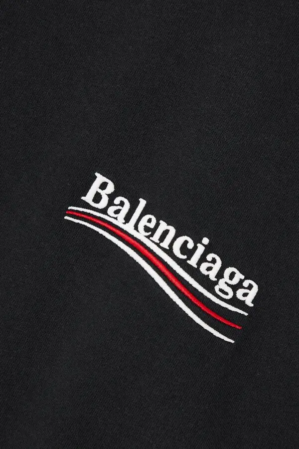 Balenciaga Oversized Embroidered T-shirt