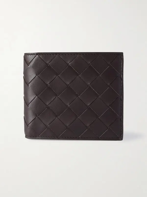 Bottega Veneta Intrecciato Leather Billfold Wallet