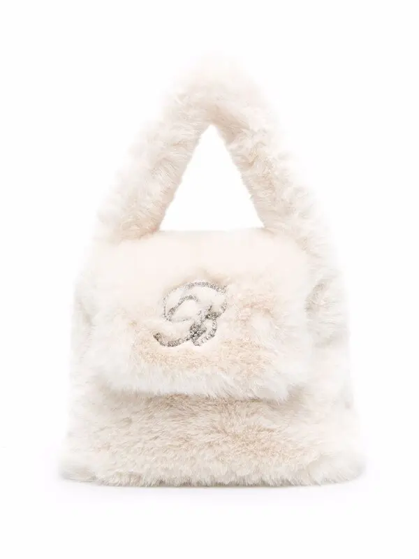 Blumarine Embellished-logo Tote Bag